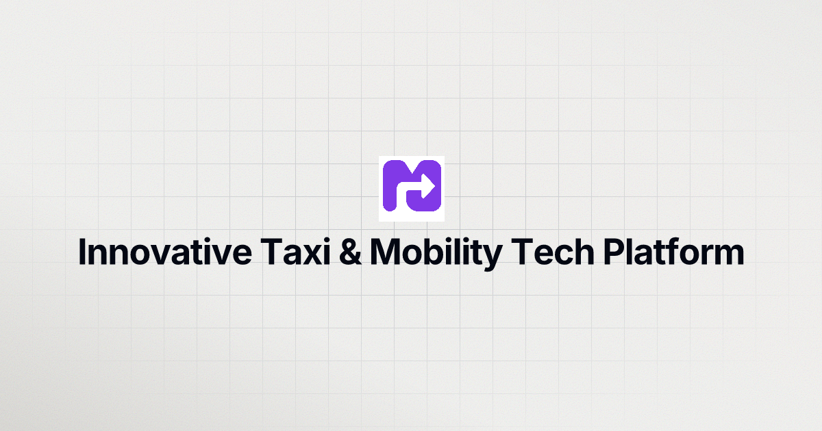 Moova | Innovative Taxi & Mobility Tech Platform